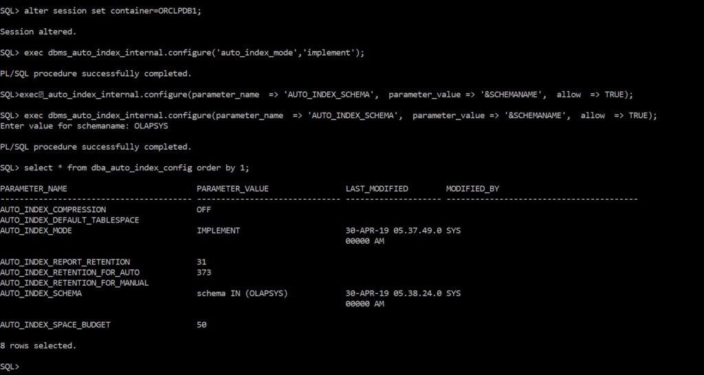 Oracle 19c Auto Indexing Feature Testing Onprem All About Database Administration Tips